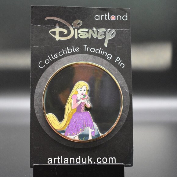 Other | Disney Artland Rapunzel And Pascal Tangled Pin On Glass Series ...